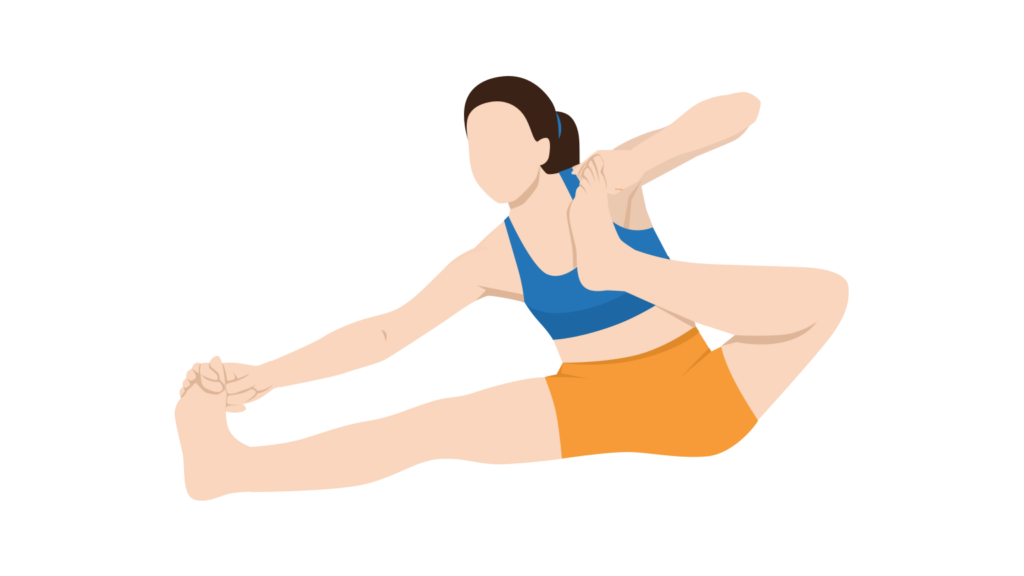 Archer's Pose (Shooting Bow Pose, Akarna Dhanurasana) - Gym Geek