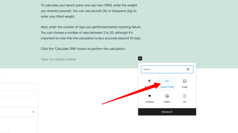 Max Bench Calculator - Calculate Your One Rep Max (1RM)