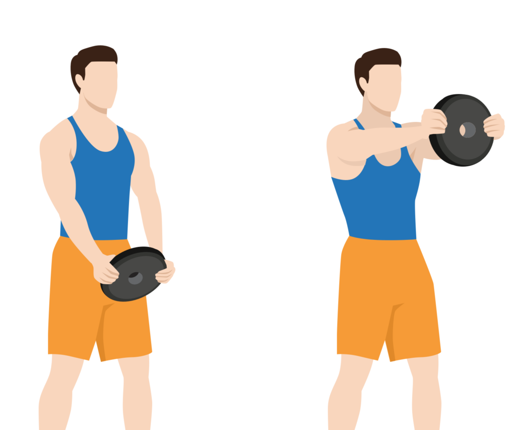 How to Do a Front Raise - 10 Variations - Illustrated Guide - Gym Geek