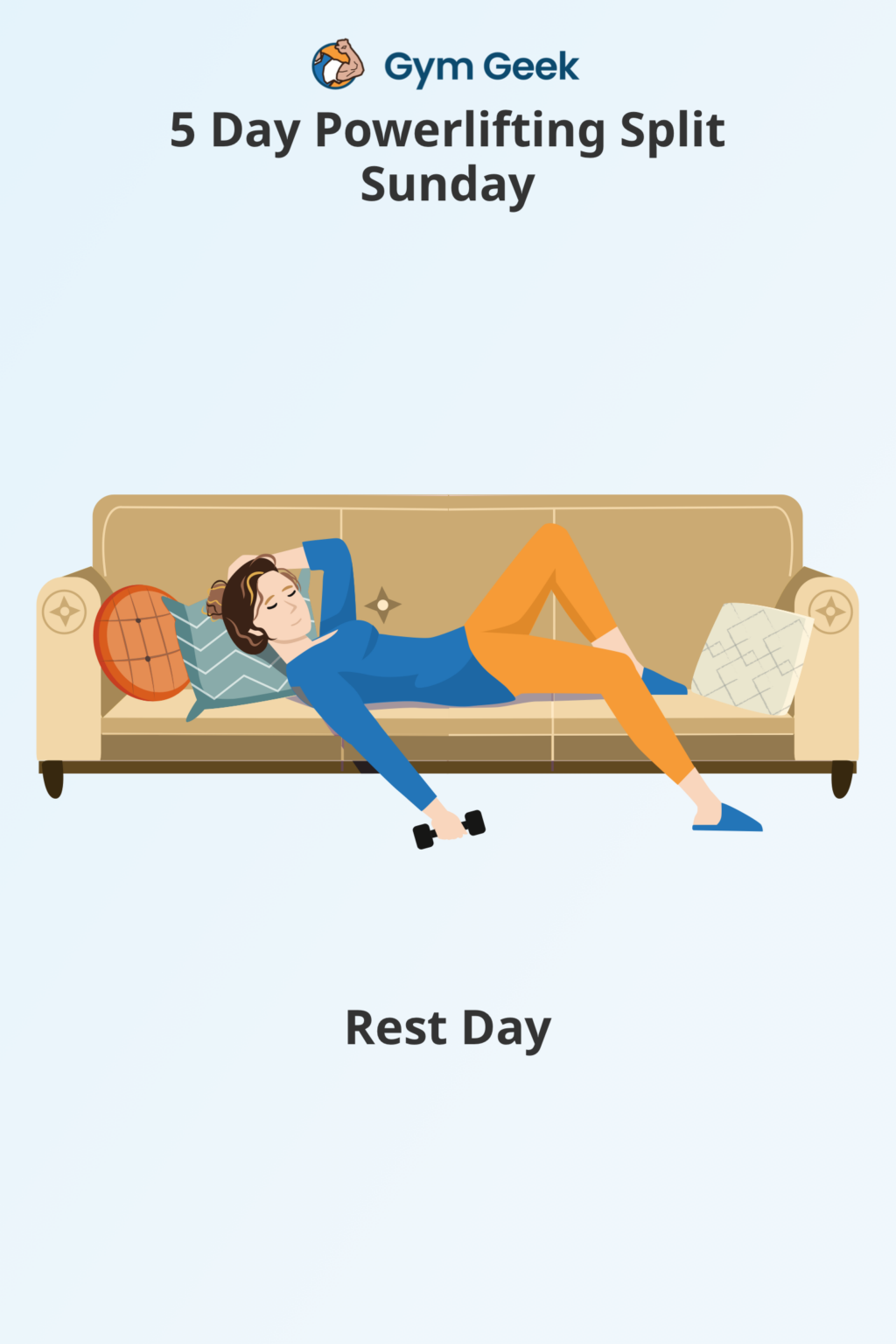 5 Day Powerlifting Program - Bench, Deadlift and Squat Routine - Gym Geek