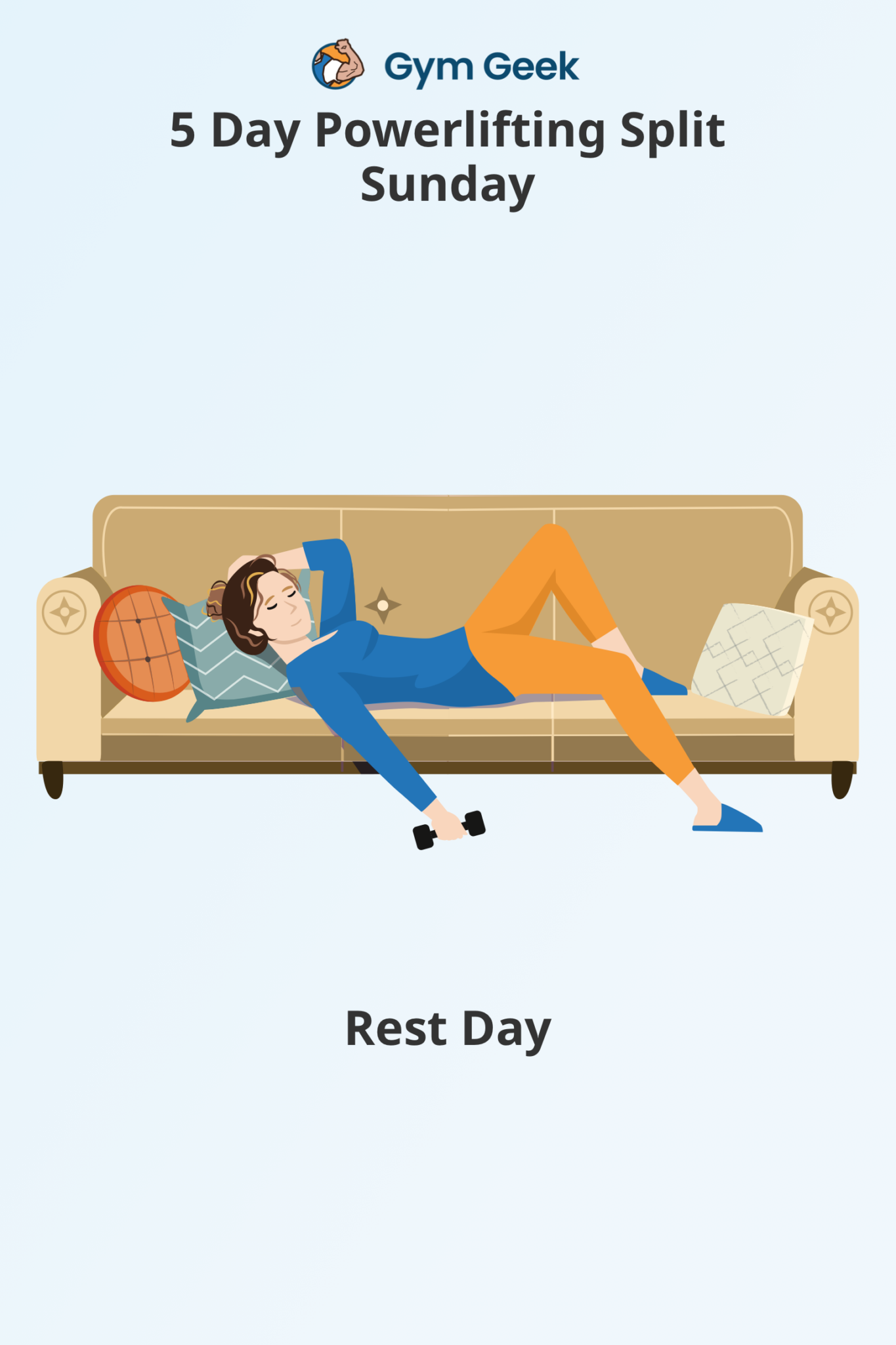 5 Day Powerlifting Program - Bench, Deadlift and Squat Routine - Gym Geek